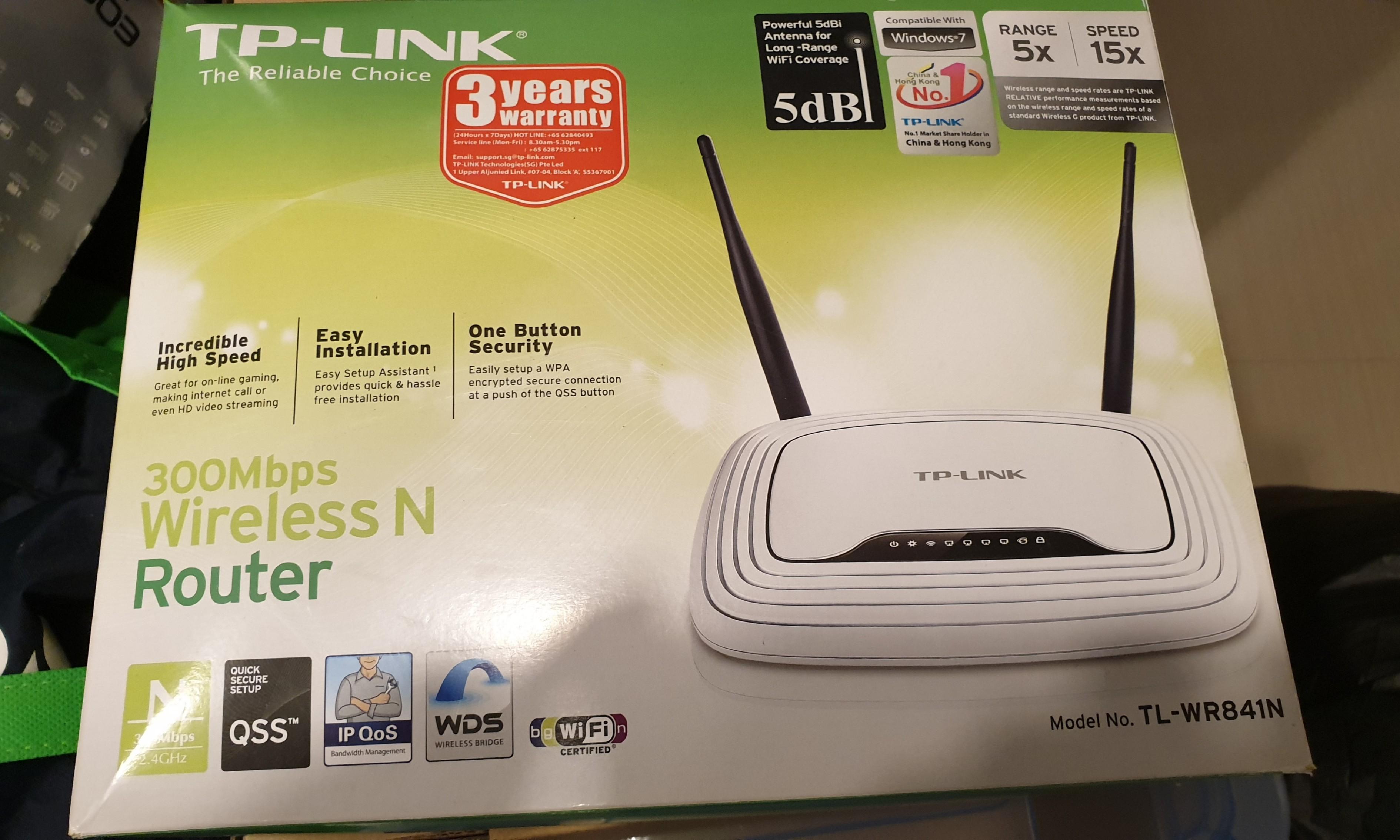 Tplink Wireless N Router Computers Tech Parts Accessories Networking On Carousell