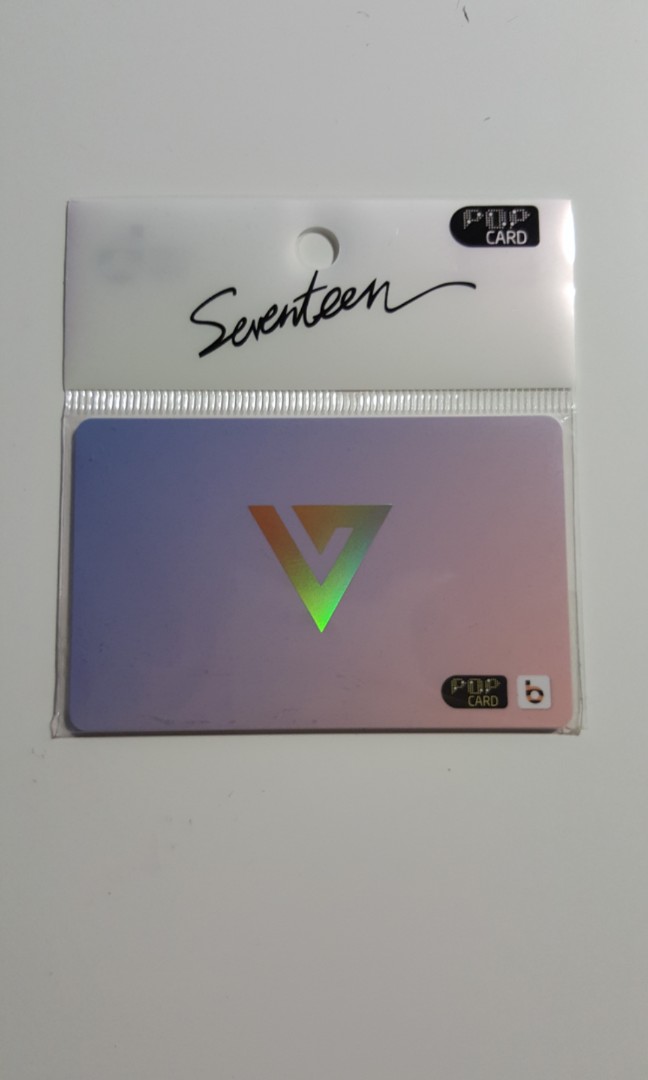 《WTS》seventeen pop/t-money card, Hobbies & Toys, Memorabilia ...