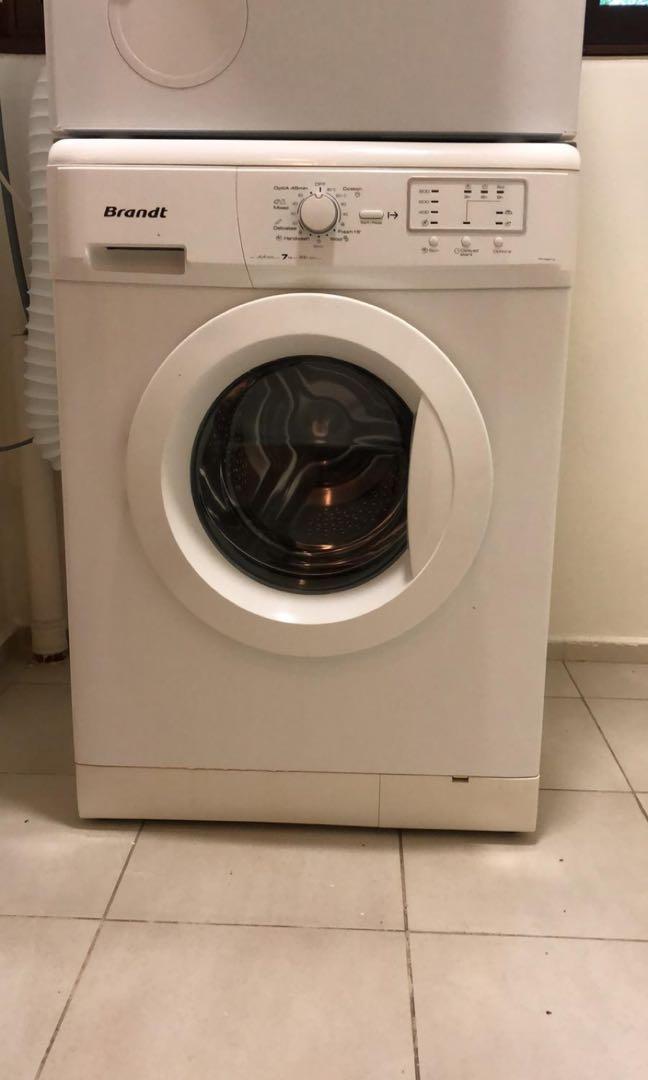 Brandt front load washing machine 7kg - only 80 dollars!!, TV & Home ...