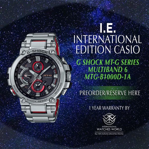CASIO INTERNATIONAL EDITION G SHOCK MT-G SERIES TOUGH MVT MULTIBAND 6 MTG-B1000D-1A, Mobile ...