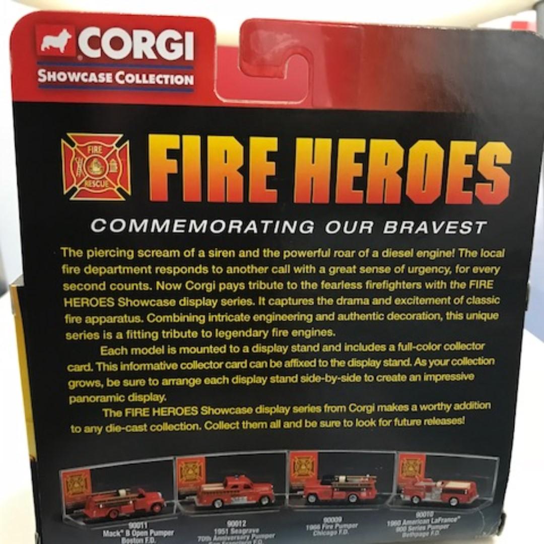 Corgi 1/87 scale - Boston Fire Department Rescue 1 - E-One Walk-in ...