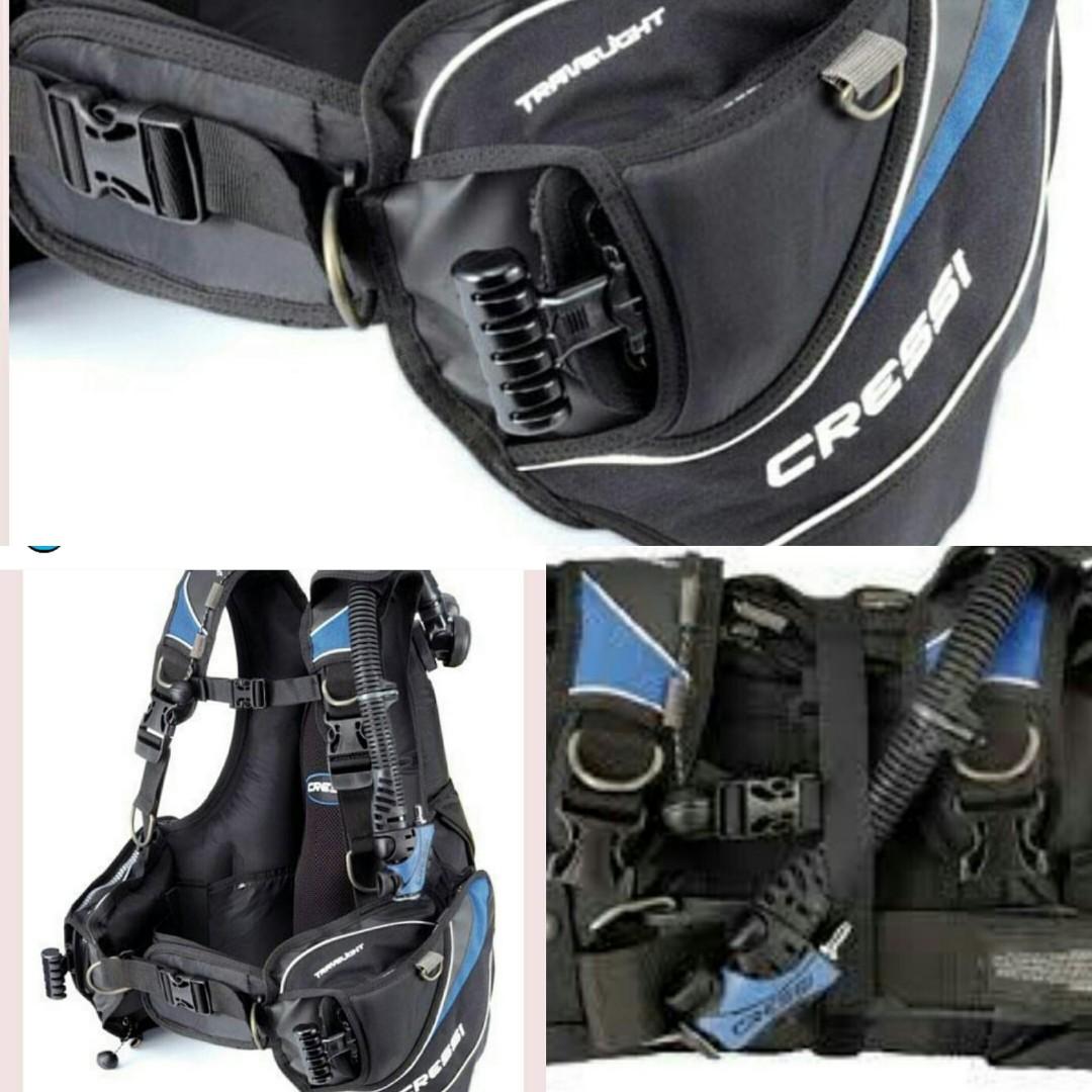 Cressi travelight bcd, Sports Equipment, Exercise & Fitness, Toning & Stretching Accessories on ...