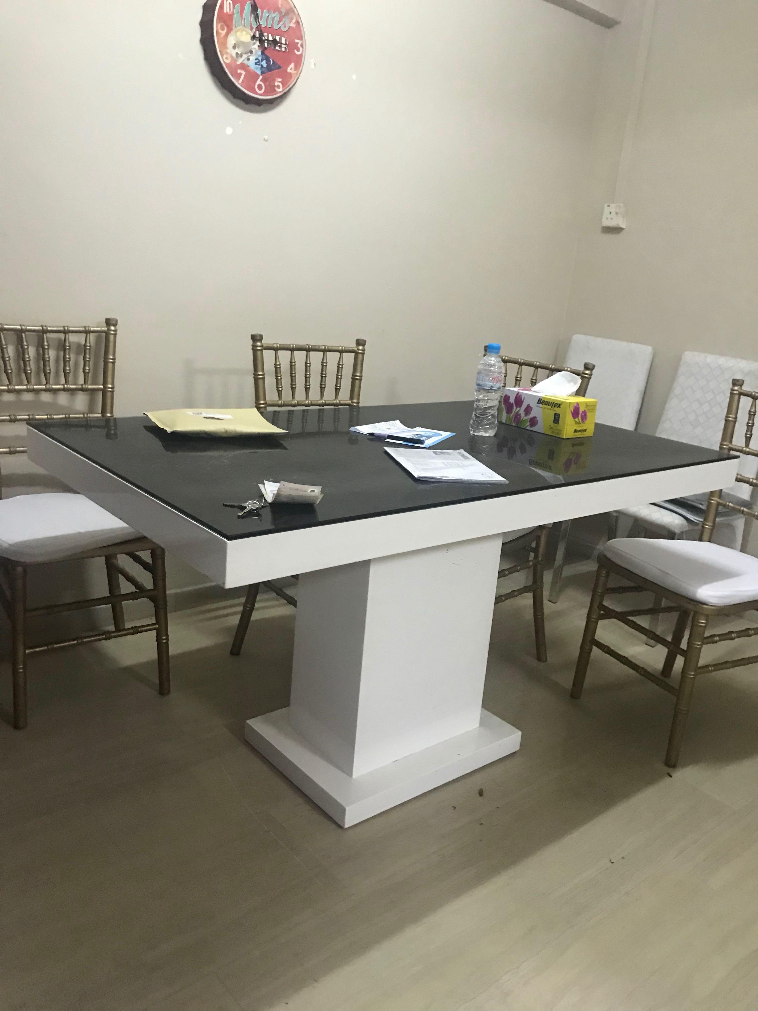 Dining table (chairs not included), Furniture & Home Living, Furniture ...
