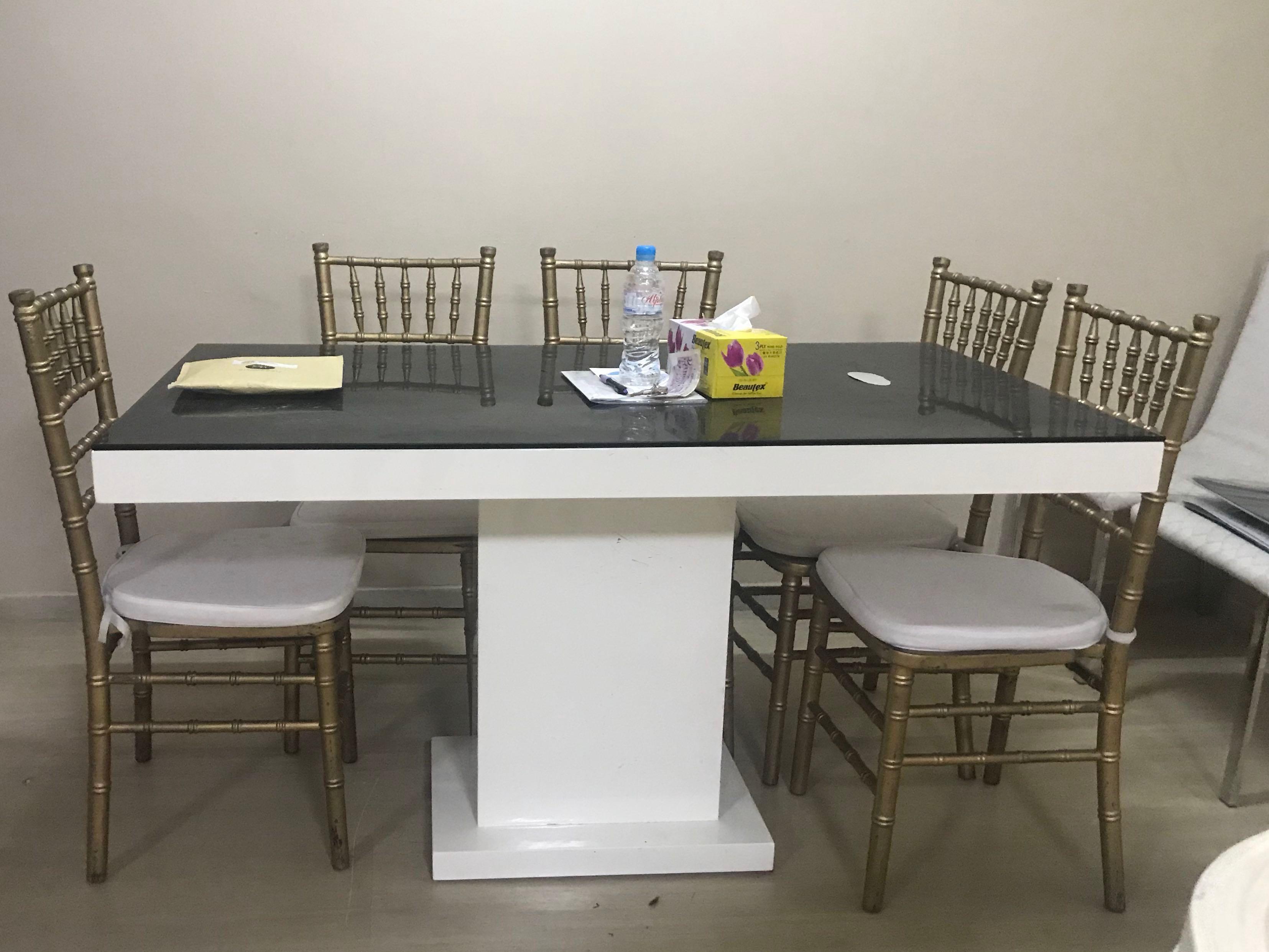 Dining table (chairs not included), Furniture & Home Living, Furniture ...