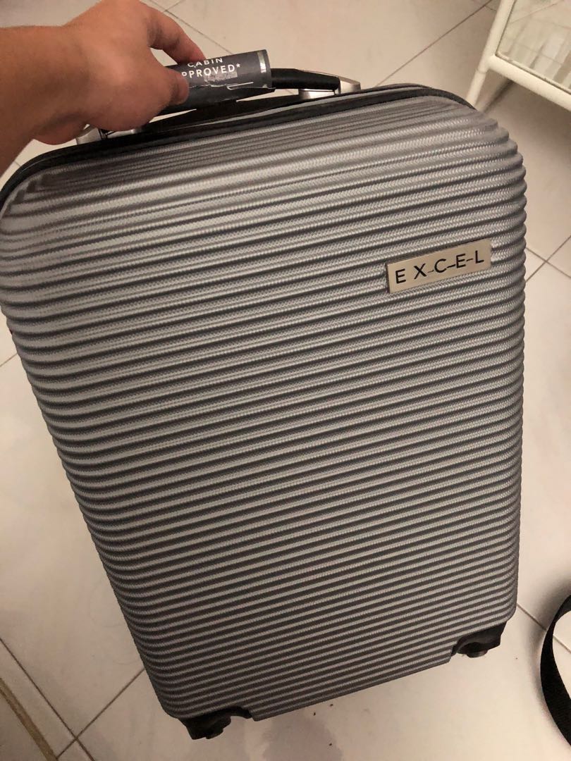 Excel Cabin approved luggage, Men's Fashion, Bags, Briefcases on Carousell