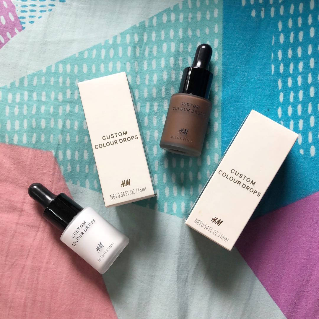 H&M foundation custom color drops, Beauty & Personal Care, Face, Makeup ...