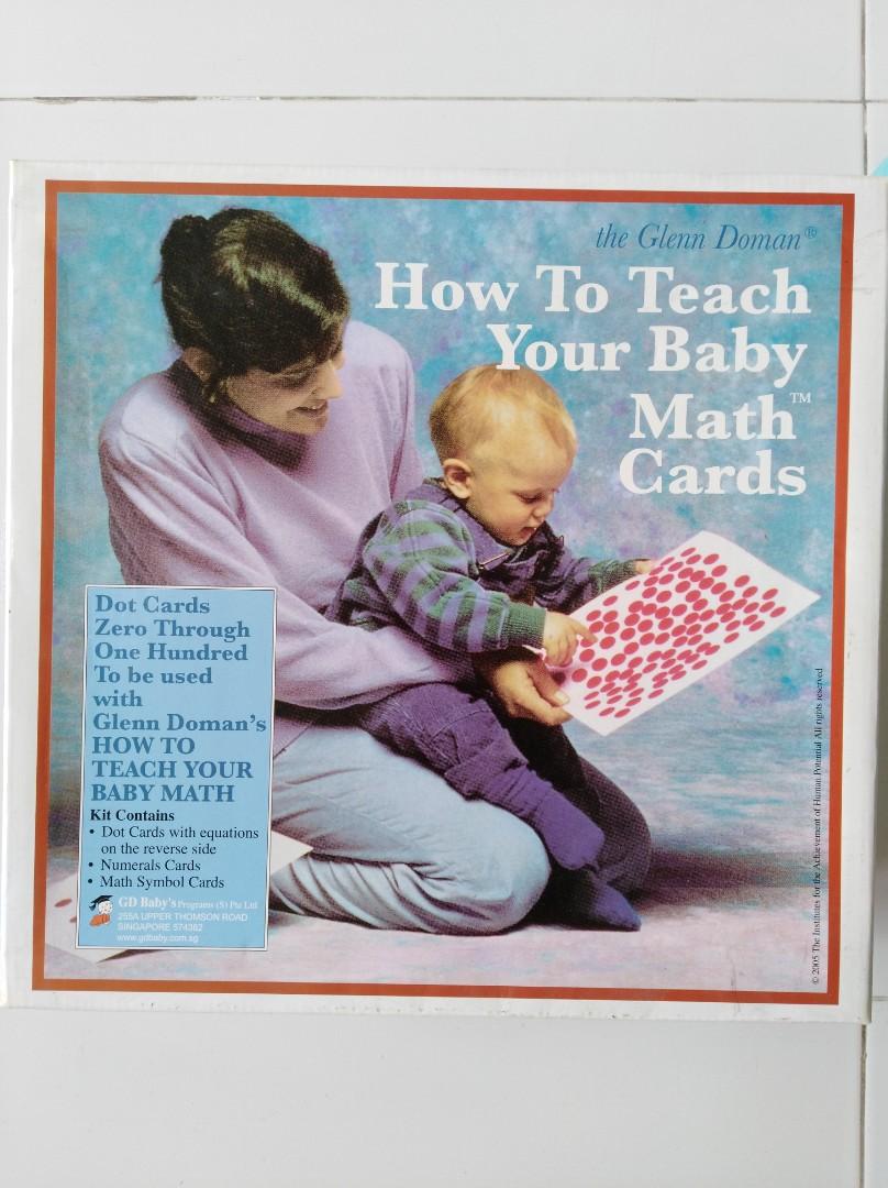 How to teach your baby maths cards, Babies & Kids, Babies & Kids ...