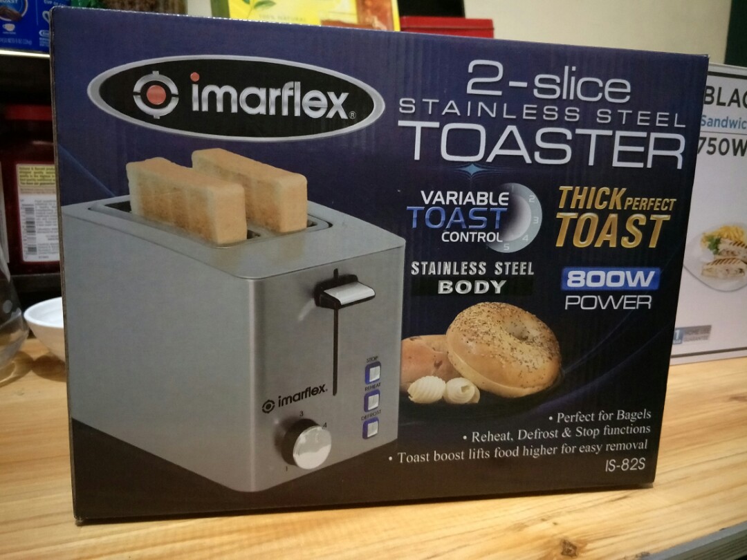 Imarflex 2-slice toaster, Furniture & Home Living, Kitchenware ...
