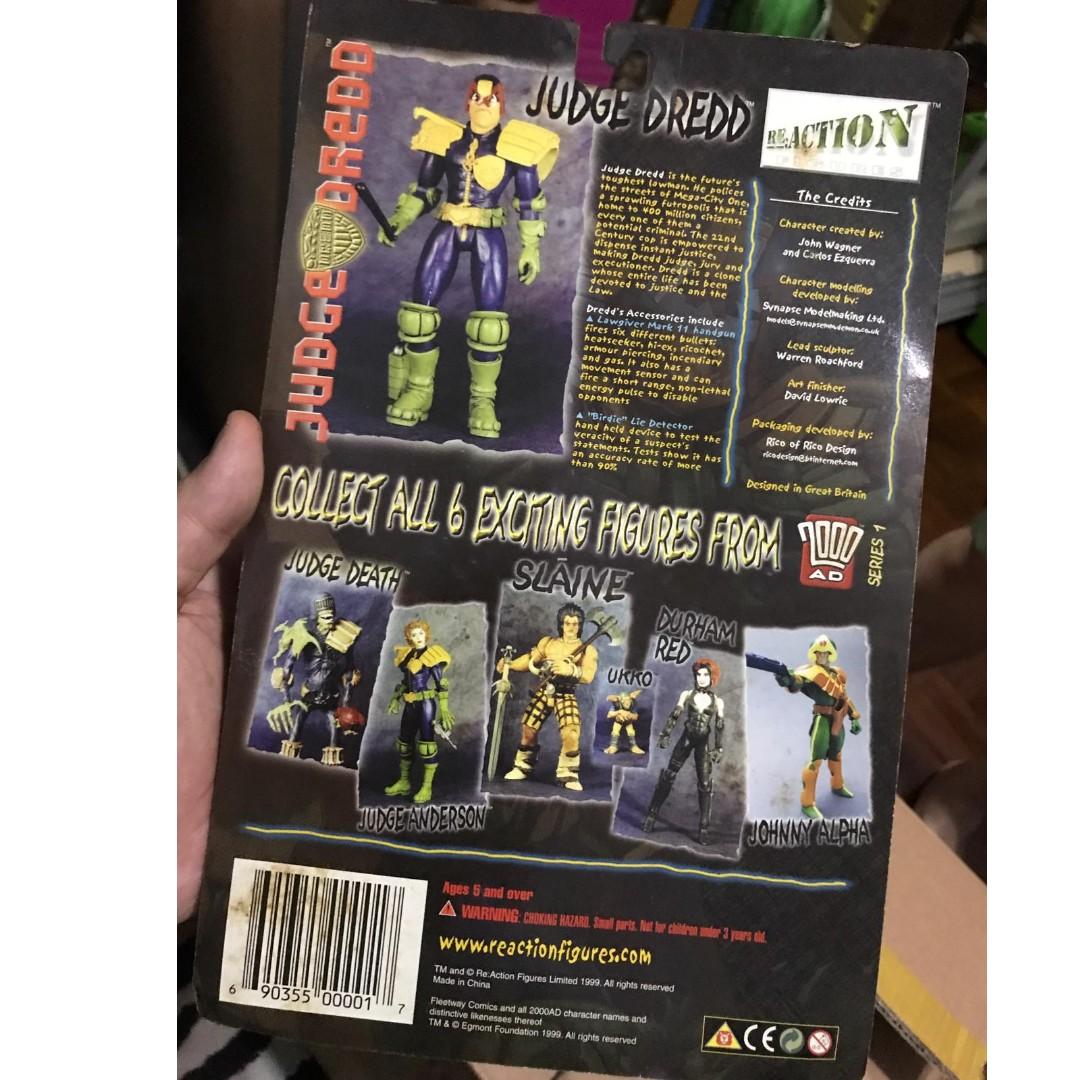 JUDGE DREDD FIGURE 2000 AD COMICS COLLECTOR SERIES Judge Dredd 1999 NEW ...