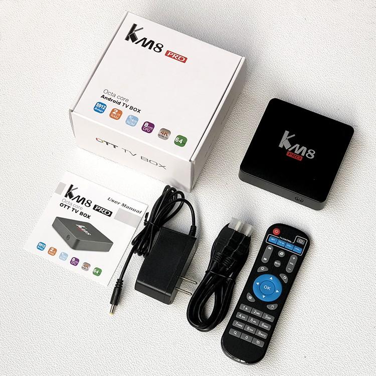 KM8 Pro Smart Android TV Box Amlogic Octa Core S912 2GB 8GB UK Plug ...