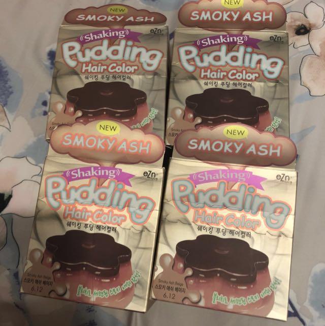 Korean eZn Shaking Pudding Hair Color Hair Dye, Beauty & Personal Care ...