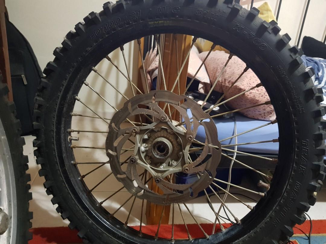 Ktm excel rim, Motorcycles, Motorcycle Accessories on Carousell