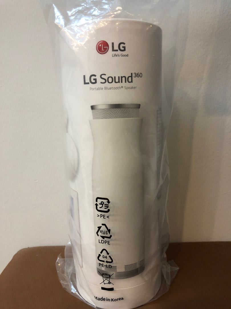 LG sound 360 portable Bluetooth speaker (pink), Audio, Earphones on ...