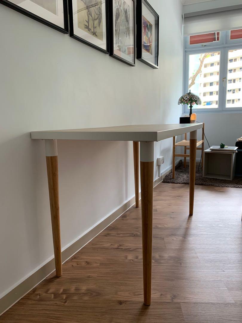 LINNMON Table with HILVER Table Legs, Furniture & Home Living ...