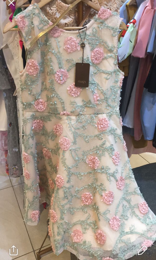 Mags Elegant Dress, Women's Fashion, Dresses & Sets, Dresses on Carousell