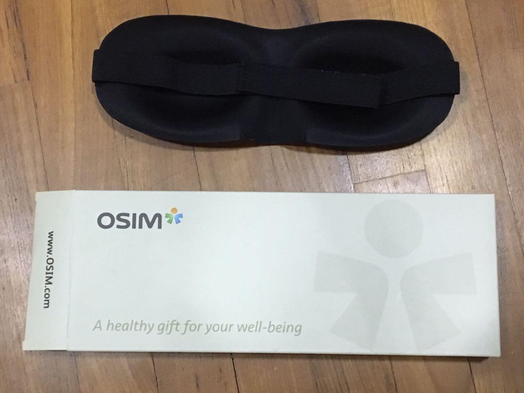 OSIM Travel Eye Mask, Health & Nutrition, Massage Devices on Carousell
