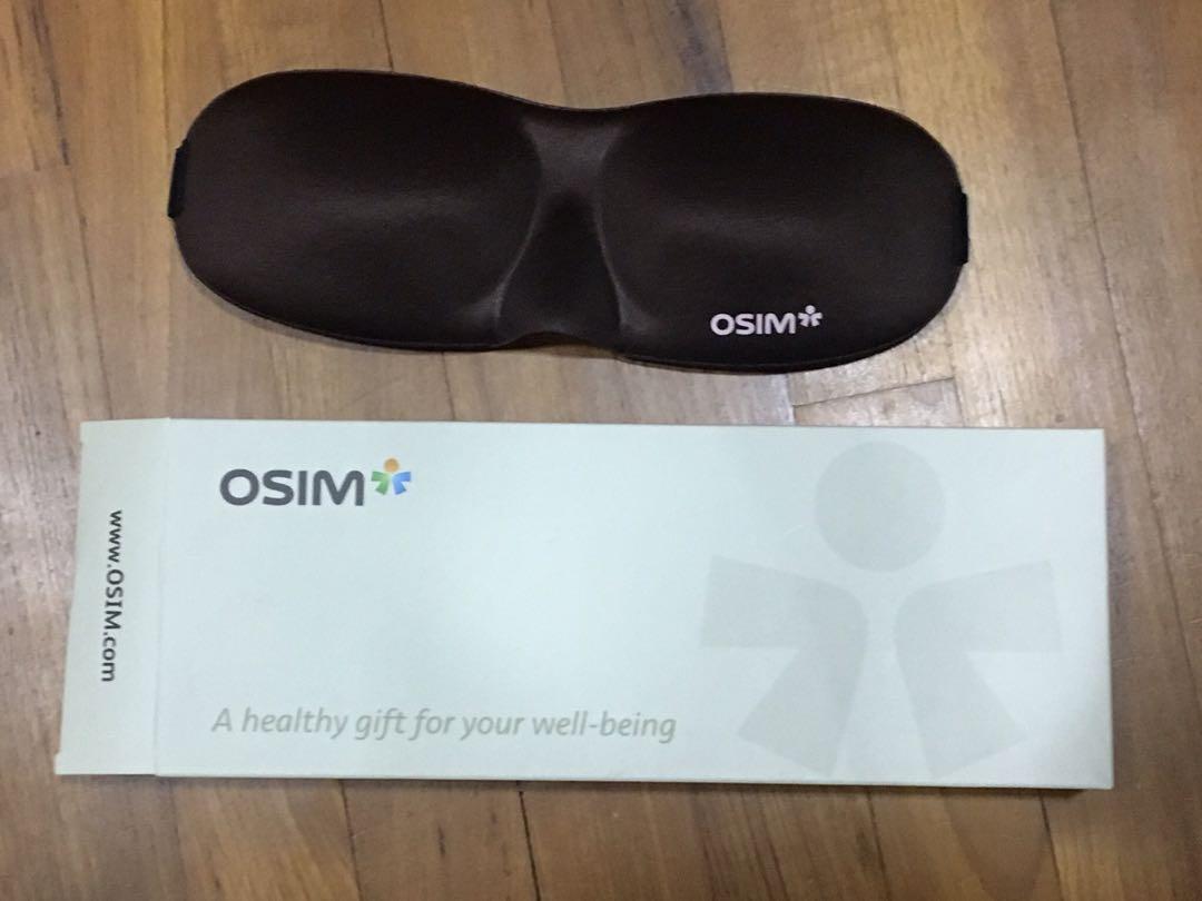 OSIM Travel Eye Mask, Health & Nutrition, Massage Devices on Carousell