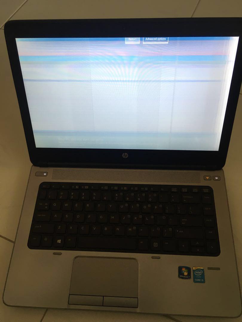 Spoil screen - HP ProBook 640 G1, Computers & Tech, Laptops & Notebooks ...