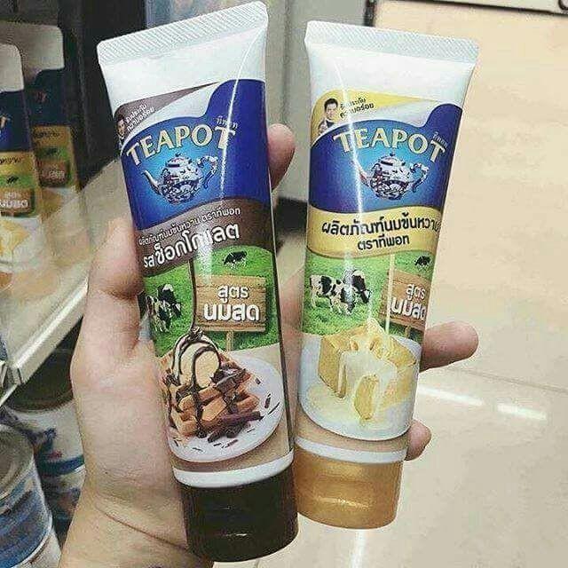 Susu Teapot Viral Instant Thailand Tube, Food & Drinks, Packaged ...