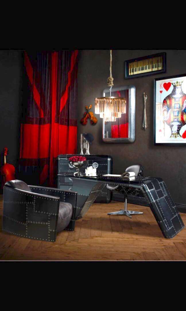 Timothy Oulton Aviator Valkyrie Desk, Furniture & Home Living ...