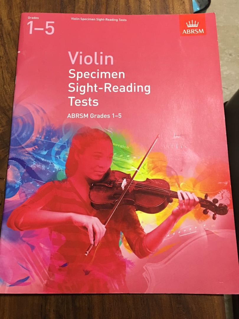 Violin Specimen Sight-Reading Tests ABRSM Grades 1-5, Hobbies & Toys ...