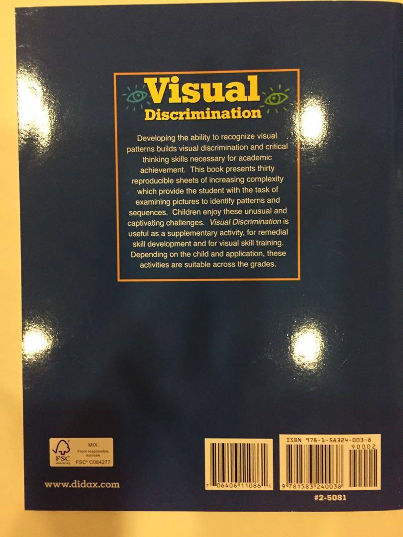 Visual Discrimination - Exploring and Solving Picture Patterns, Hobbies ...