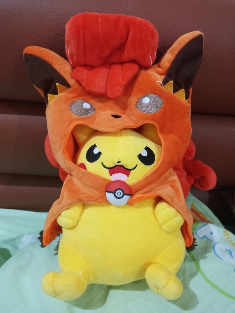 Vulpix pikachu soft toy, Hobbies & Toys, Toys & Games on Carousell