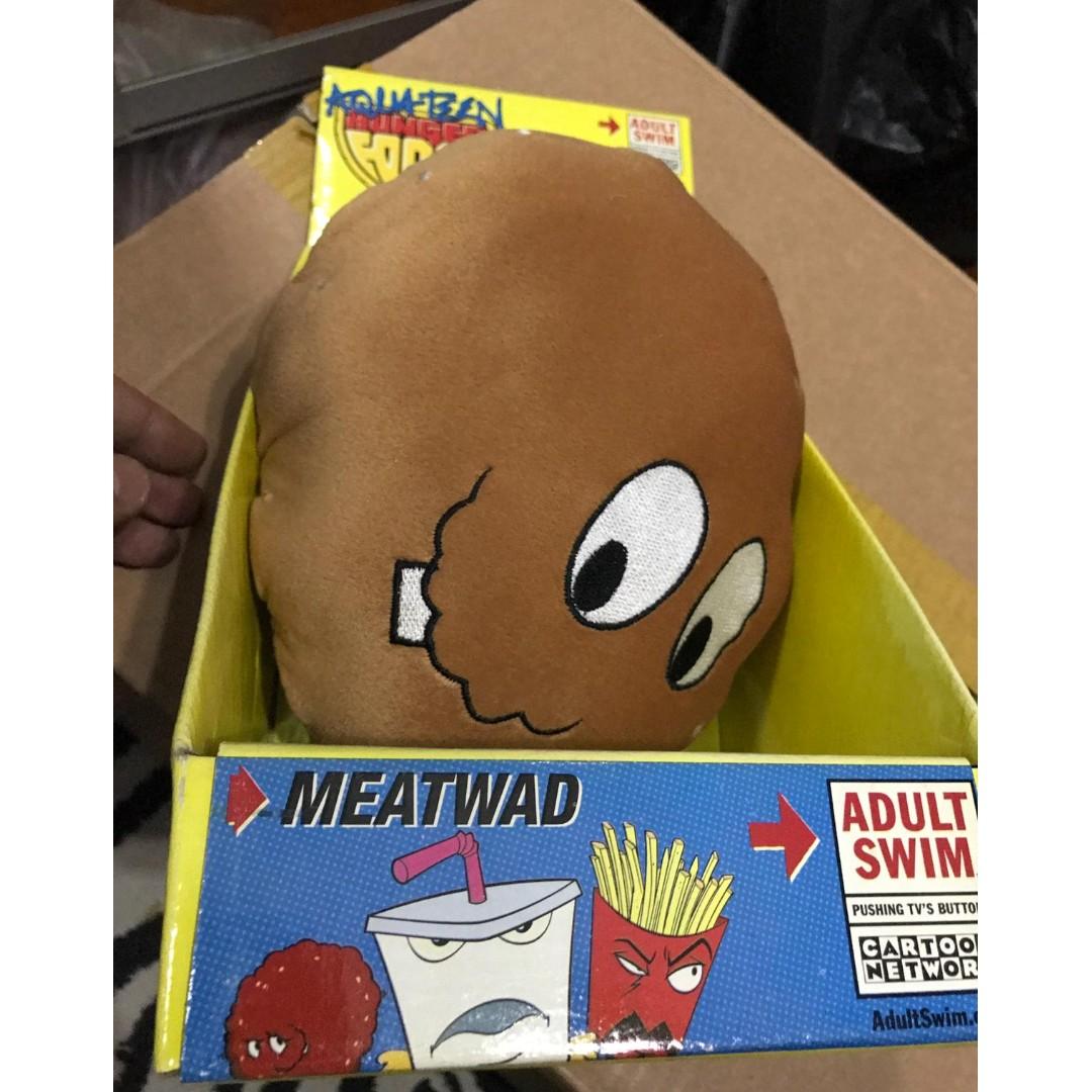 WHOLE SET - Aqua Teen Hunger Force FRYLOCK Meatwad Master Shake Plush ...