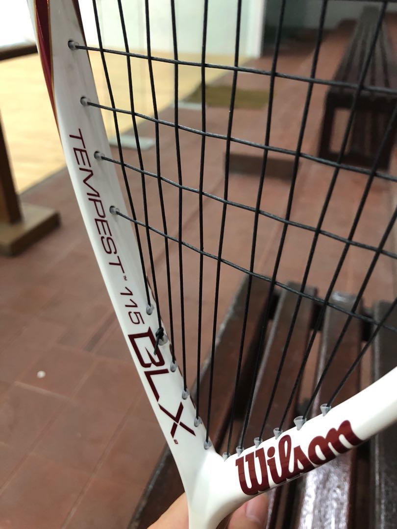 Wilson BLX Tempest 115 Squash Racket, Sports Equipment, Sports & Games ...