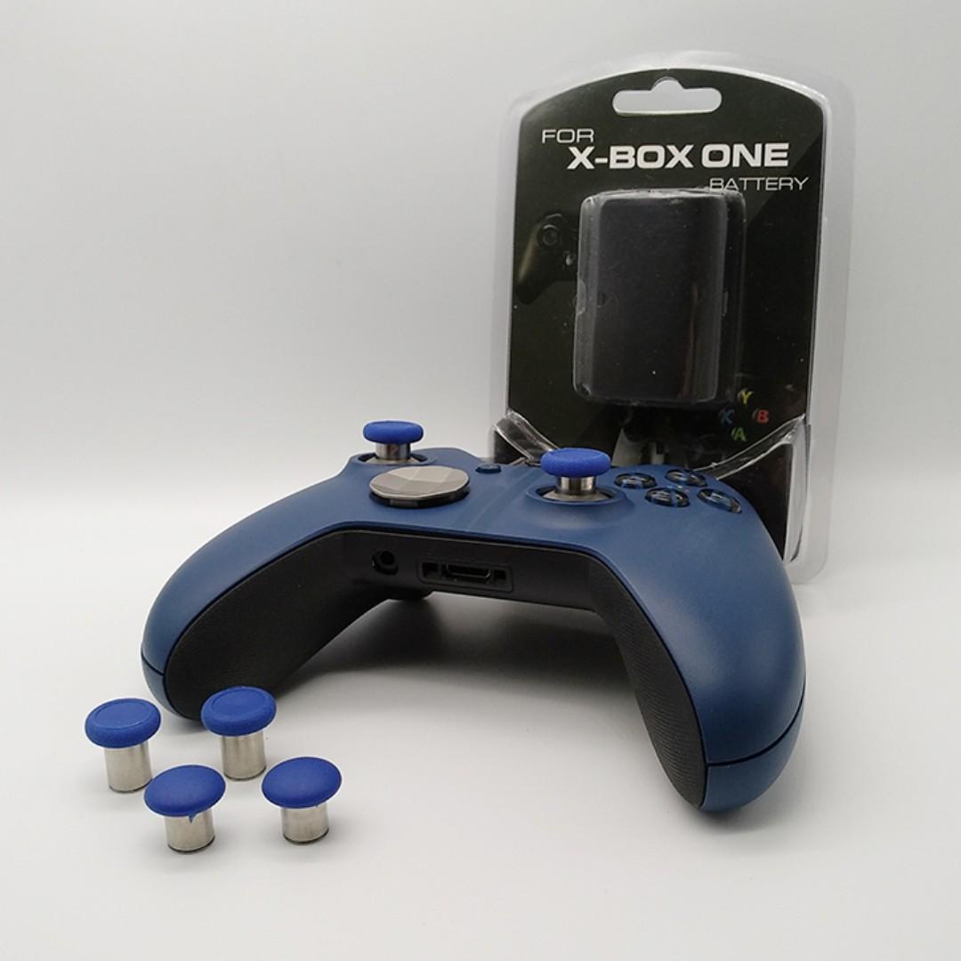 Xbox One Wireless Controller - Forza Blue with Custom Elite Mod and a ...
