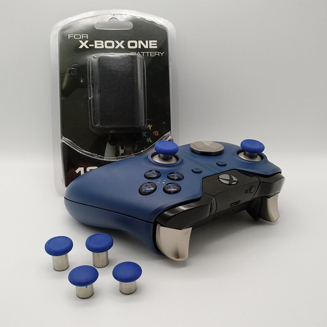 Xbox One Wireless Controller - Forza Blue with Custom Elite Mod and a ...