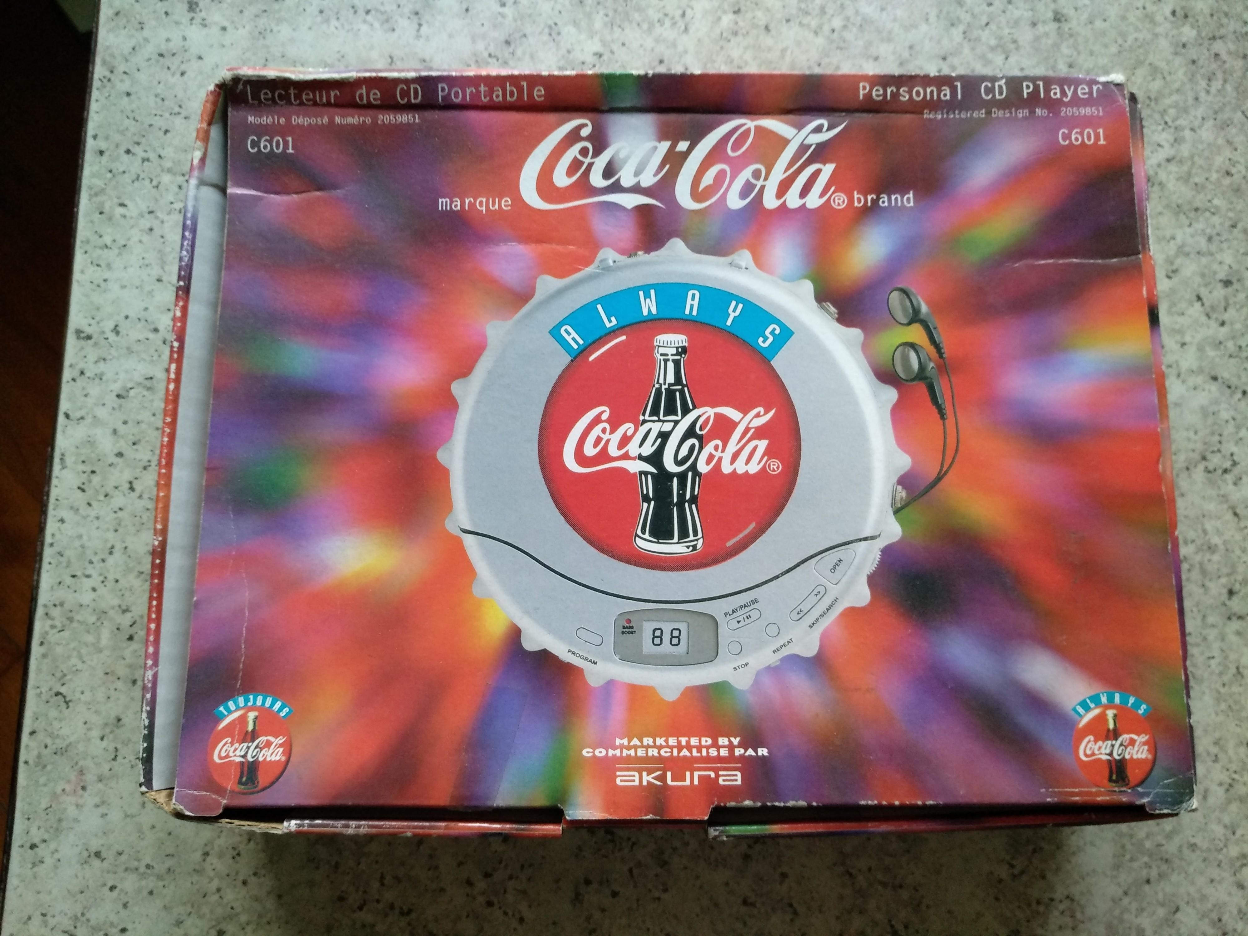 可囗可樂 CD機 (Coca-cola personal CD player), 興趣及遊戲, 音樂、樂器 & 配件, 音樂與媒體 - CD ...