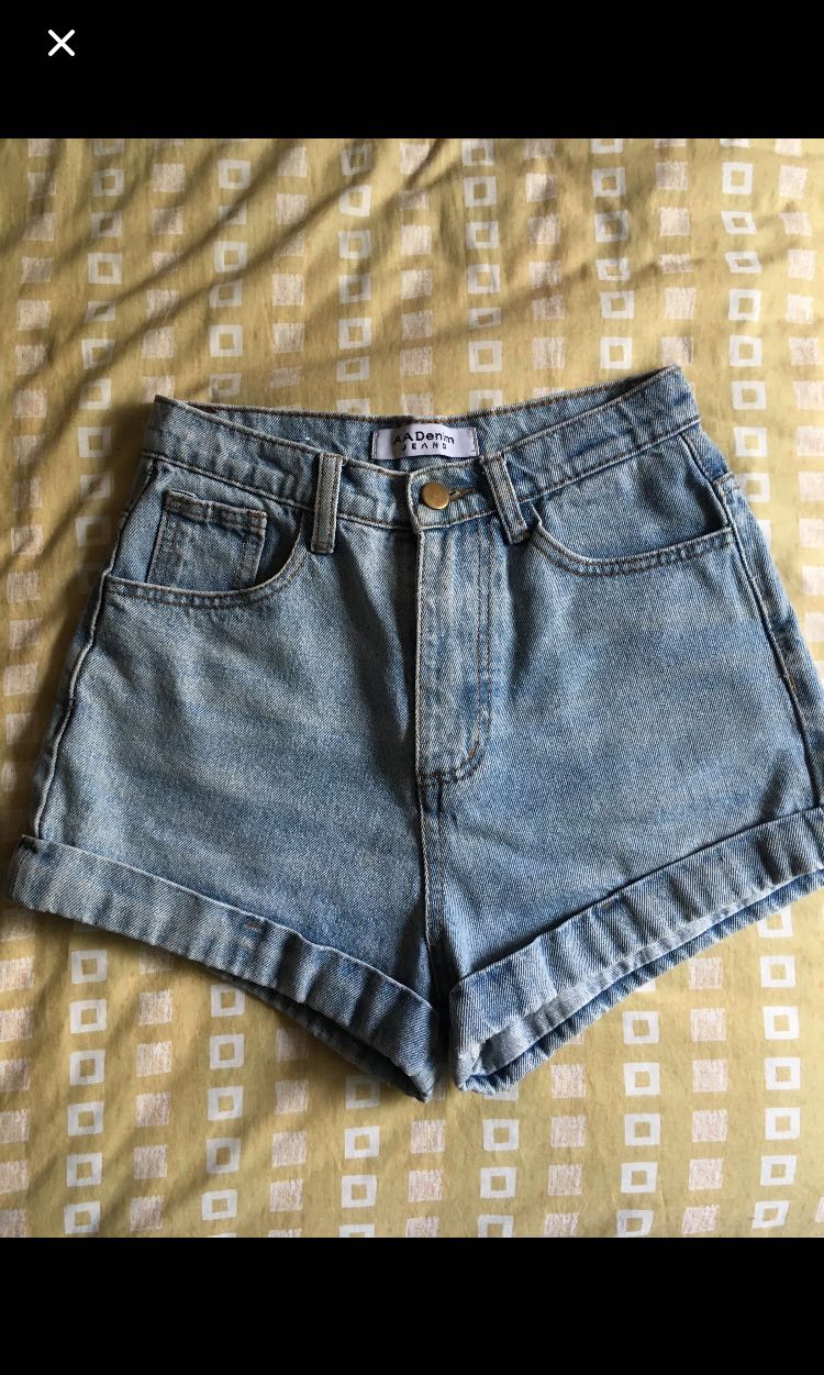 AA high waisted shorts, Luxury, Apparel on Carousell