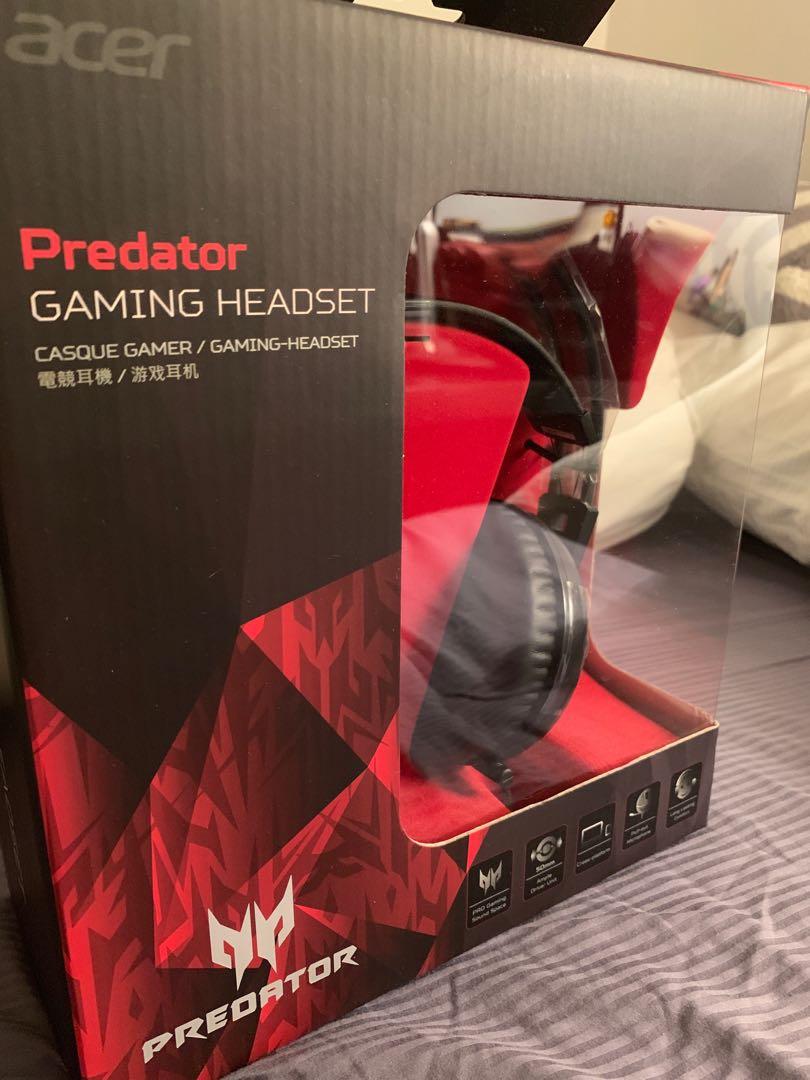Acer Predator Gaming Headset BNIB, Audio, Headphones & Headsets on ...