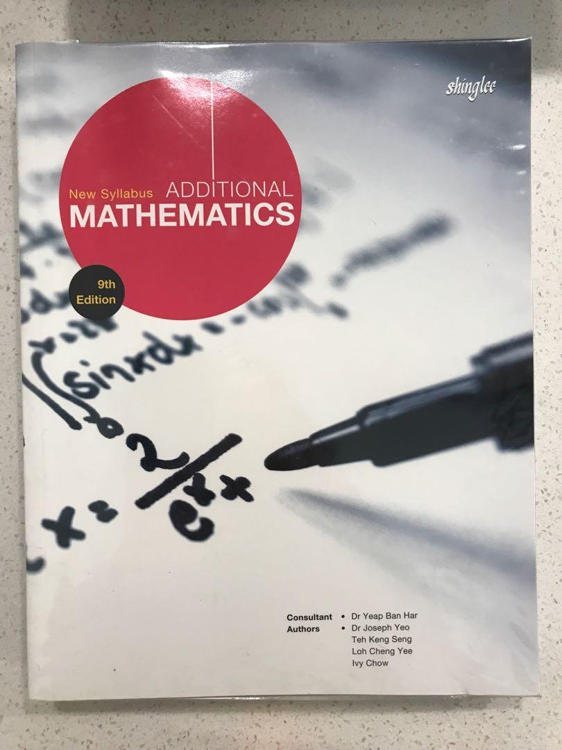 Additional Mathematics Textbook, Hobbies & Toys, Books & Magazines ...