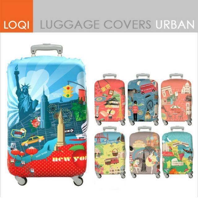 Authentic Loqi Luggage Protector Size M , Hobbies & Toys, Travel ...