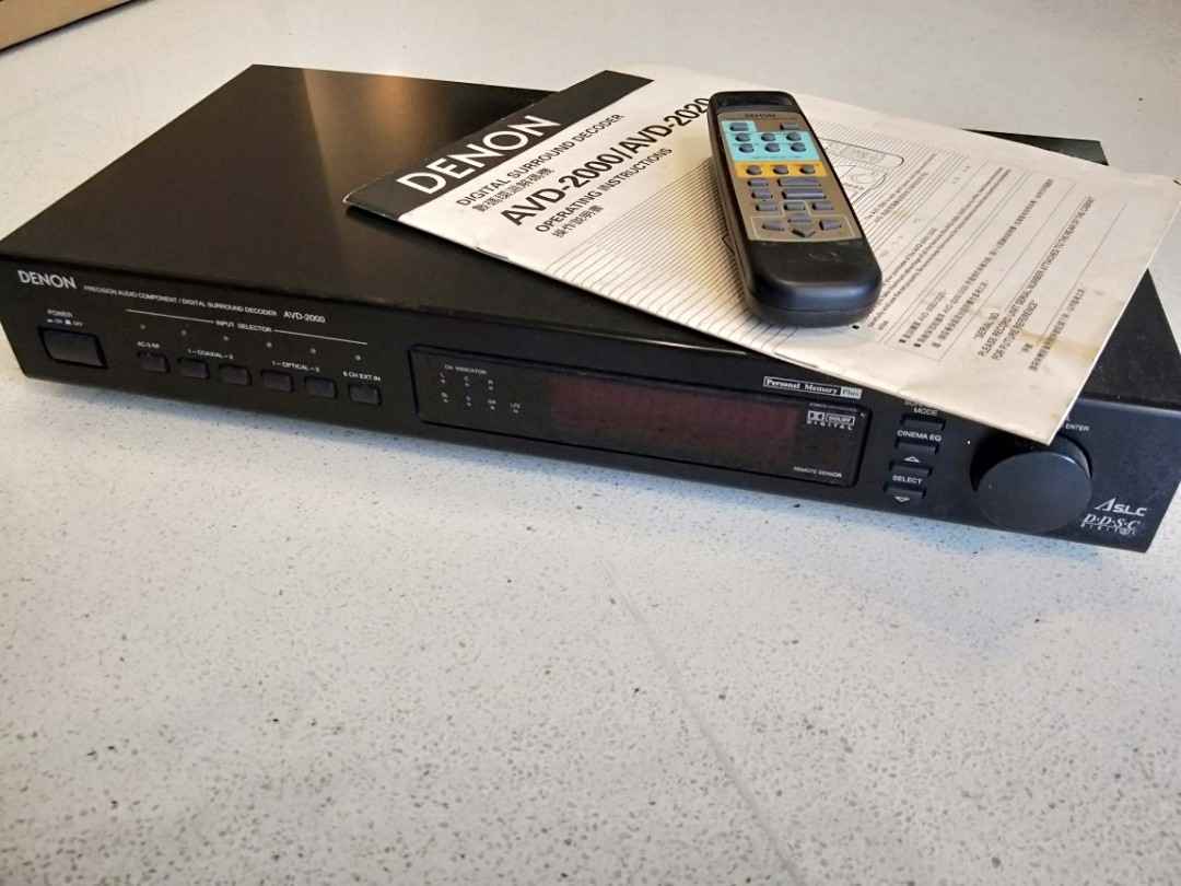 Denon AVD-2000 Digital Surround Decoder, Audio, Soundbars, Speakers ...