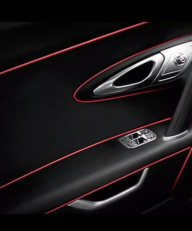 Edge trimming red line interior mounting, Car Accessories, Accessories ...