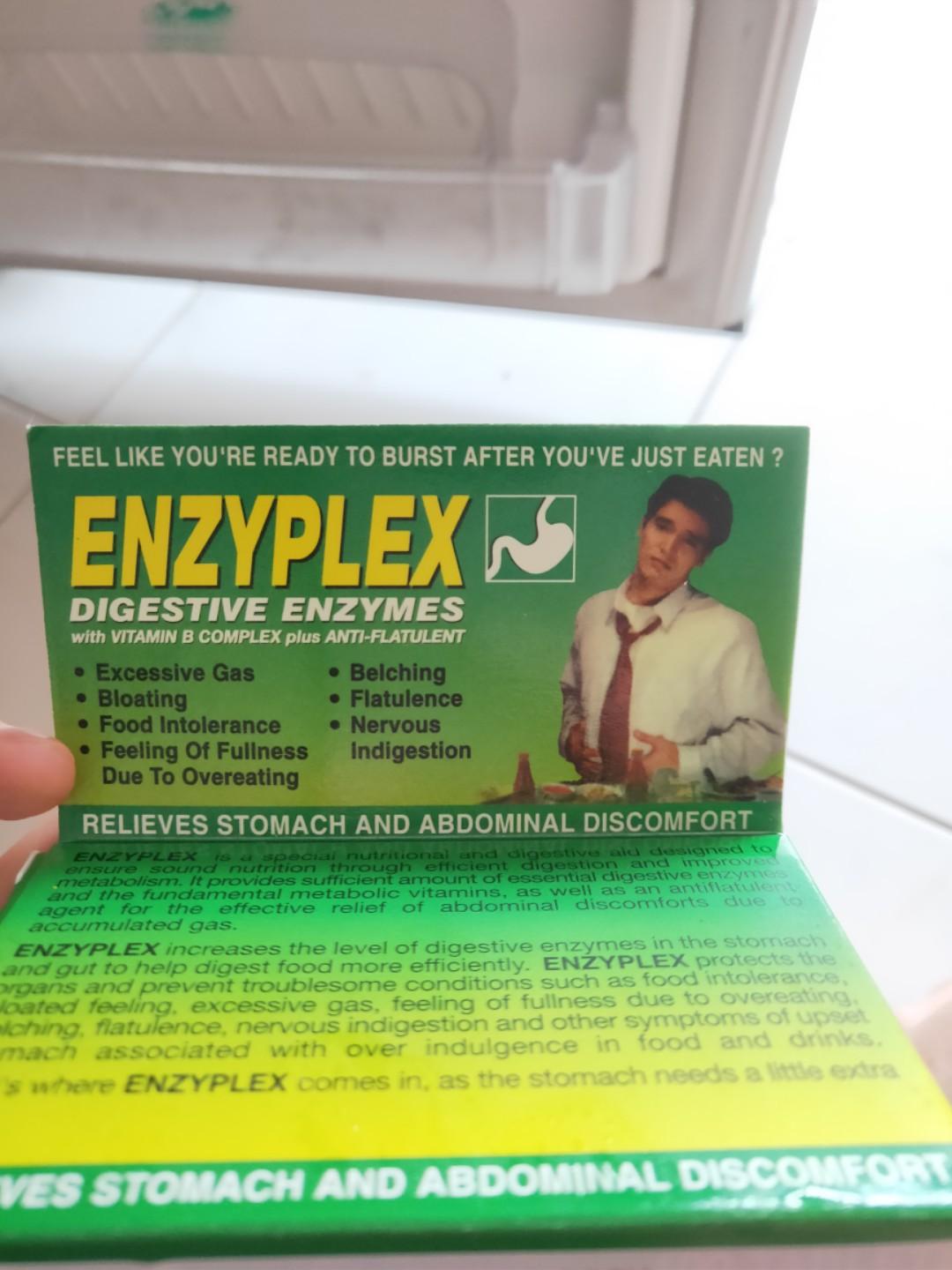 Enzyplex digestive enzymes, Health & Nutrition, Health Supplements ...