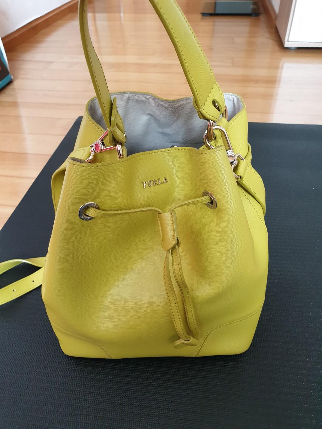 Furla Bucket Bag, Luxury, Bags & Wallets on Carousell