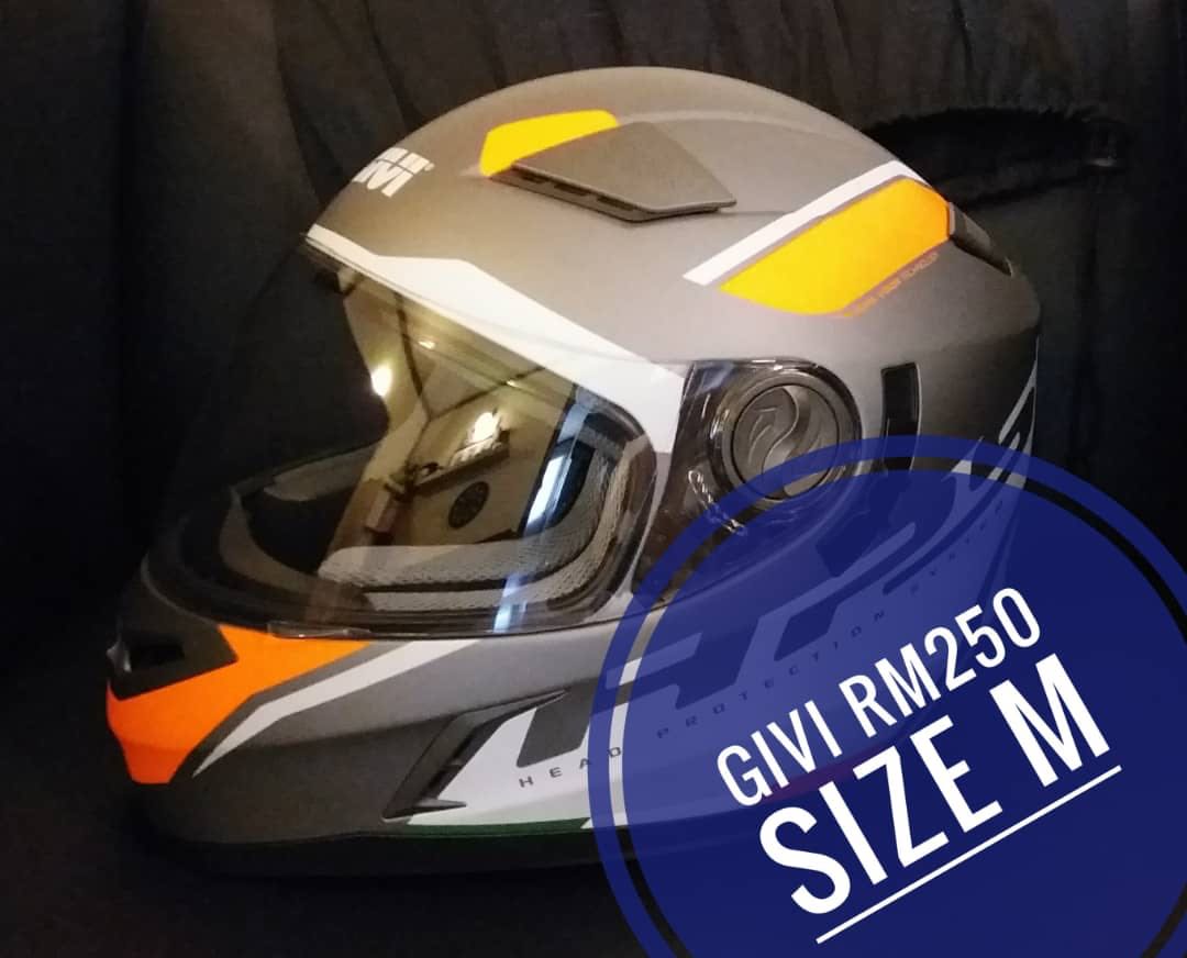 Givi helmet M saiz, Auto Accessories on Carousell
