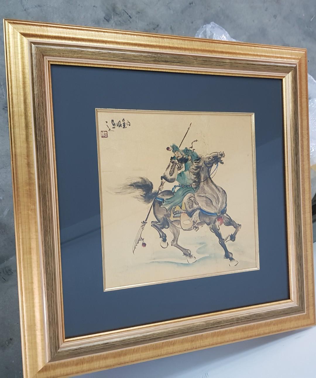 Guan yu painting, Hobbies & Toys, Stationery & Craft, Art & Prints on ...