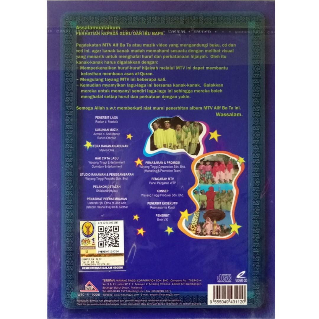 Kumpulan Alif Alif Ba Ta VCD + CD, Hobbies & Toys, Music & Media, CDs ...