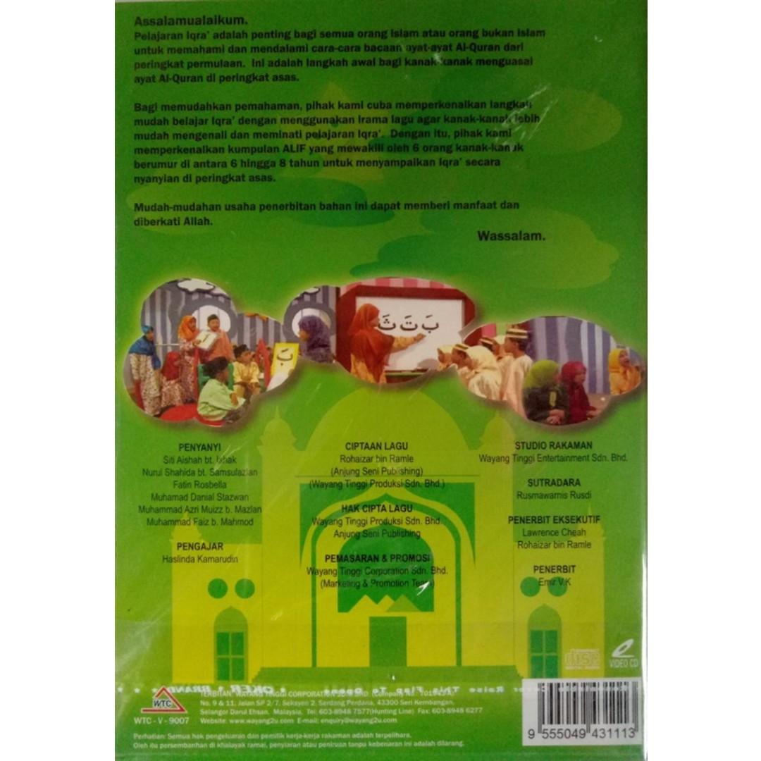 Kumpulan Alif Iqra VCD + CD, Hobbies & Toys, Music & Media, CDs & DVDs ...
