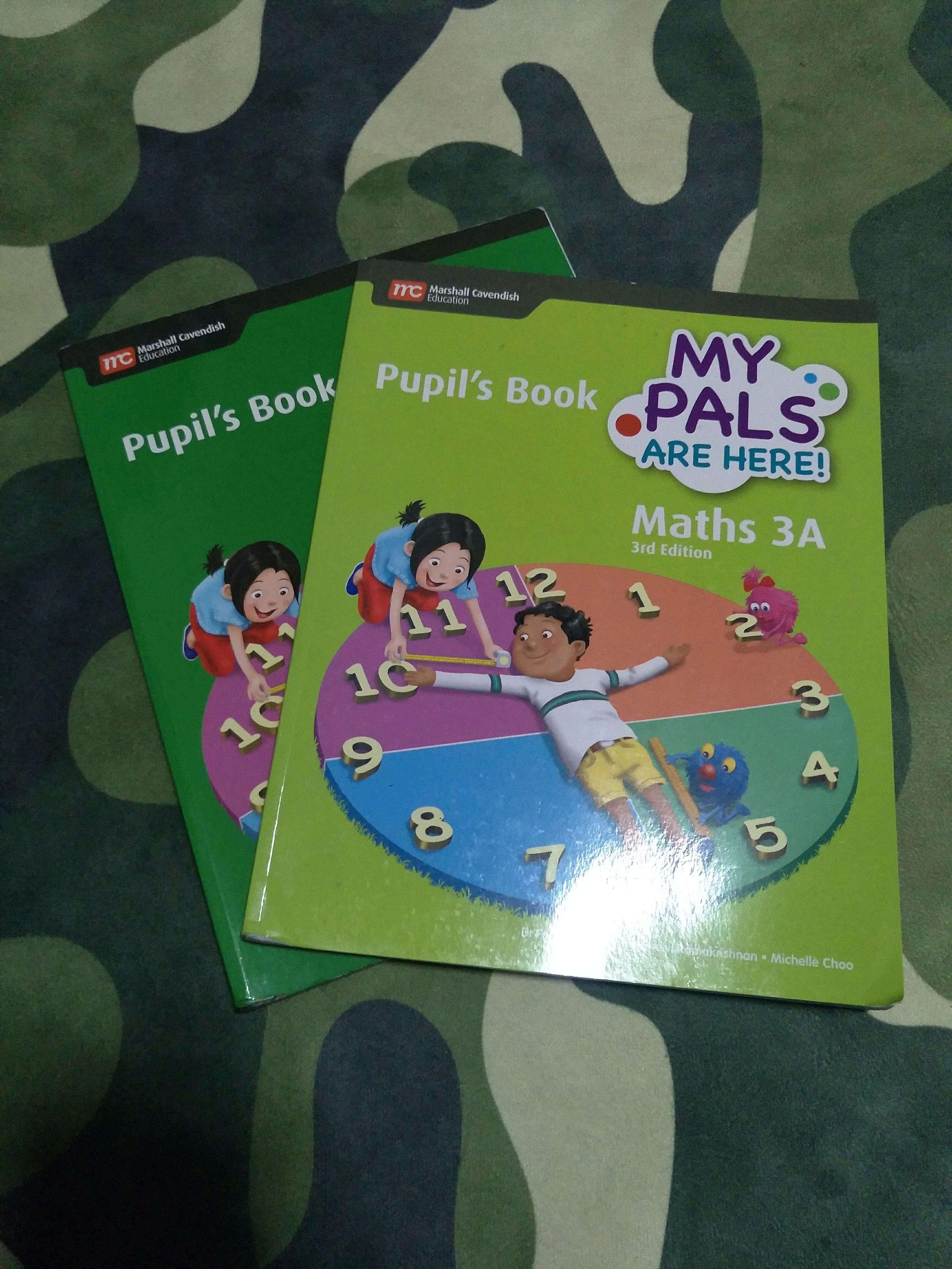 My Pals Are Here! Maths Pupil's Book 3A and 3B, Hobbies & Toys, Books ...