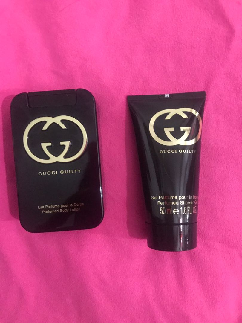 New Gucci Guilty Body lotion and body shower gel, Beauty & Personal ...