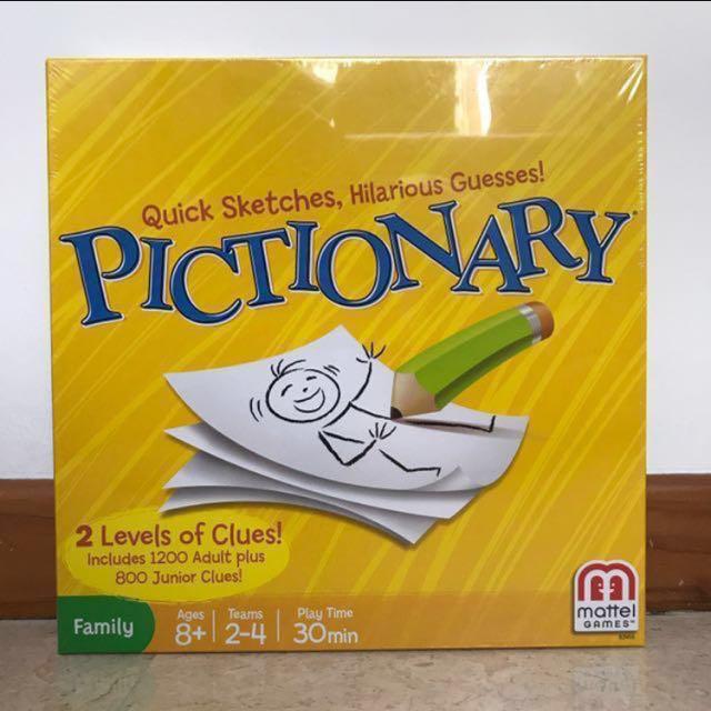 New Pictionary (Mattel Games), Hobbies & Toys, Toys & Games on Carousell