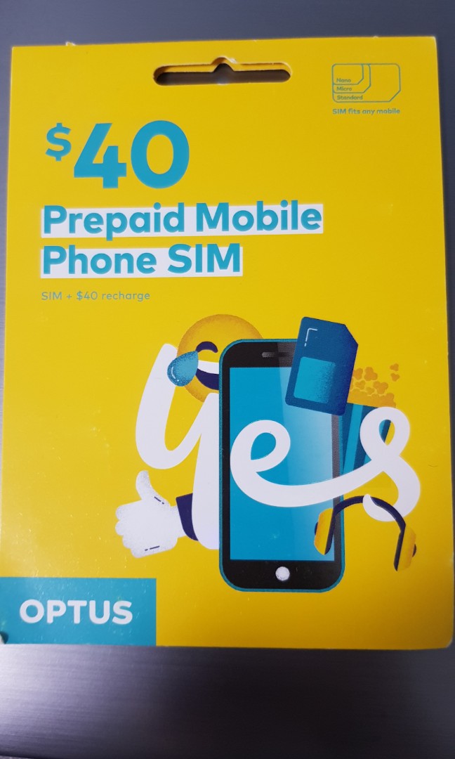 Optus Sim Card for Australia, Mobile Phones & Gadgets, Mobile & Gadget ...
