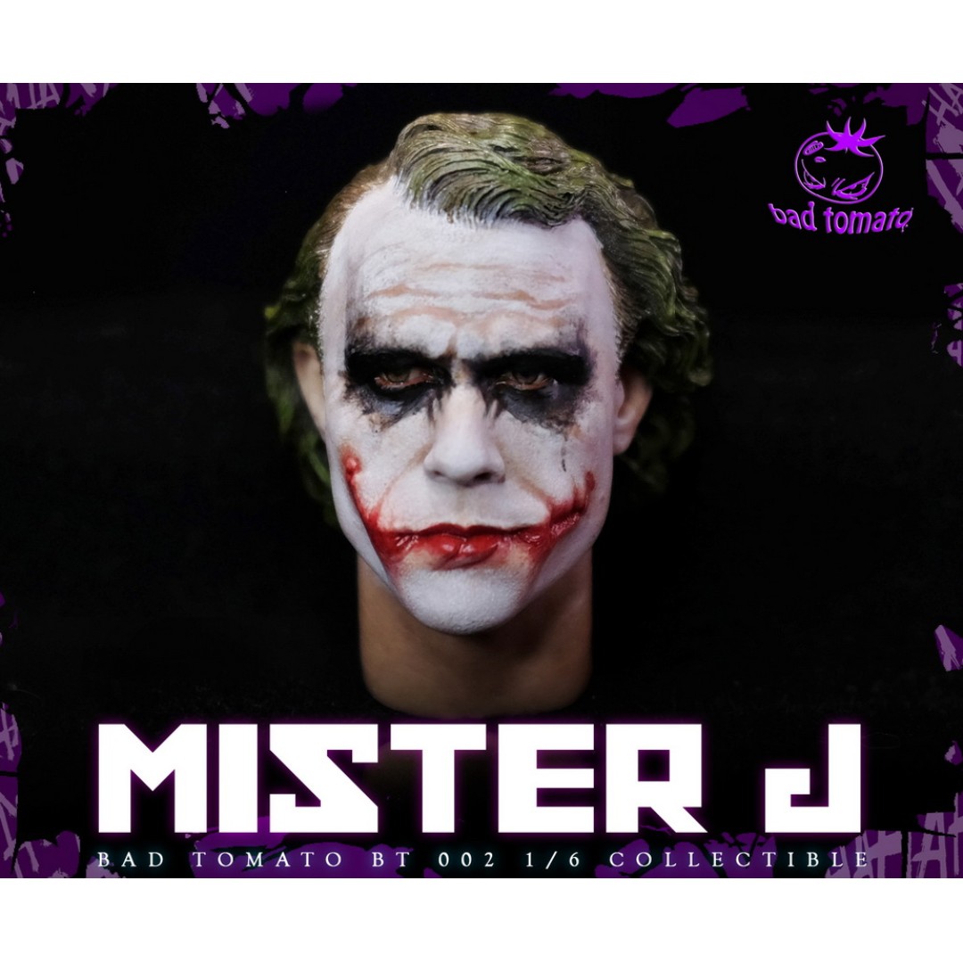 PO: Bad Tomato BT-002 - 1/6 Scale Mister J Head Sculpt (Full, Melted ...
