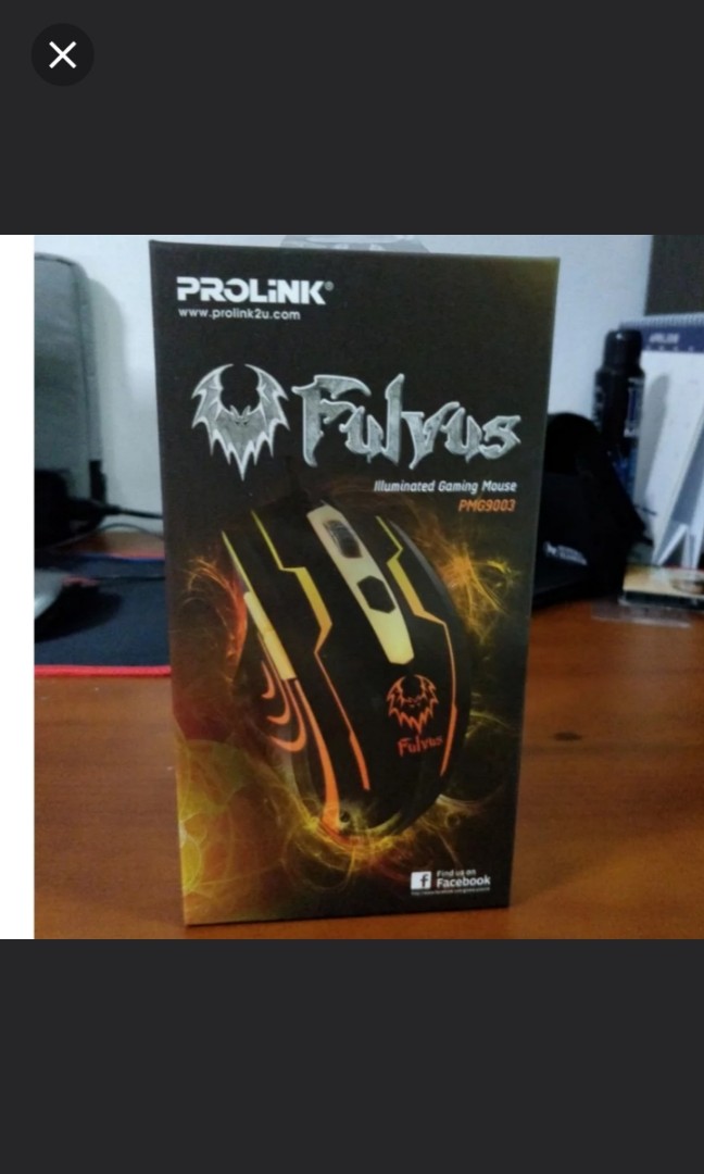 Prolink Fulvus illuminated gaming mouse PMG9003, Computers & Tech ...